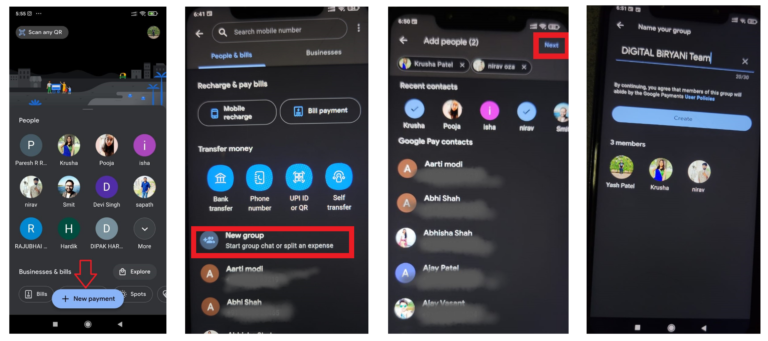 How To Split Bills on Google Pay? - DiGiTAL BiRYANi