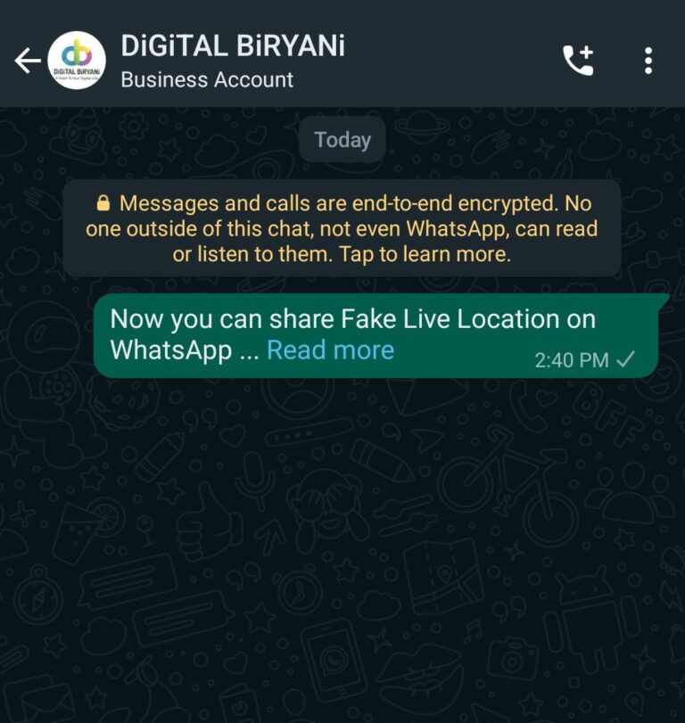 How to Add Read More Link in WhatsApp Message? (2024) - DiGiTAL BiRYANi