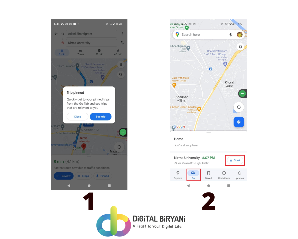 How to Save a Route on Google Maps on Android and iPhone?