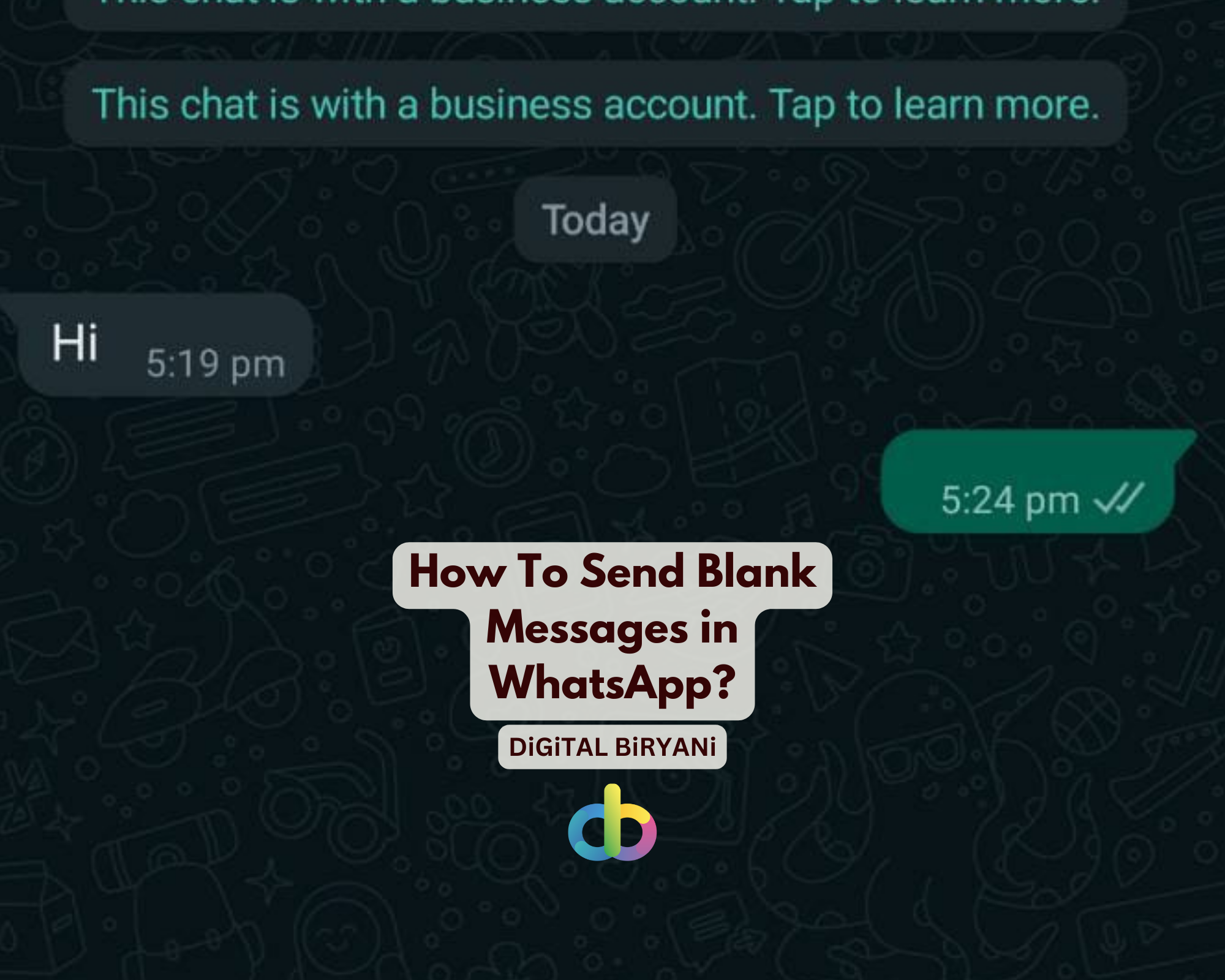 How To Send Blank Message In WhatsApp? (100% Working in 2024)